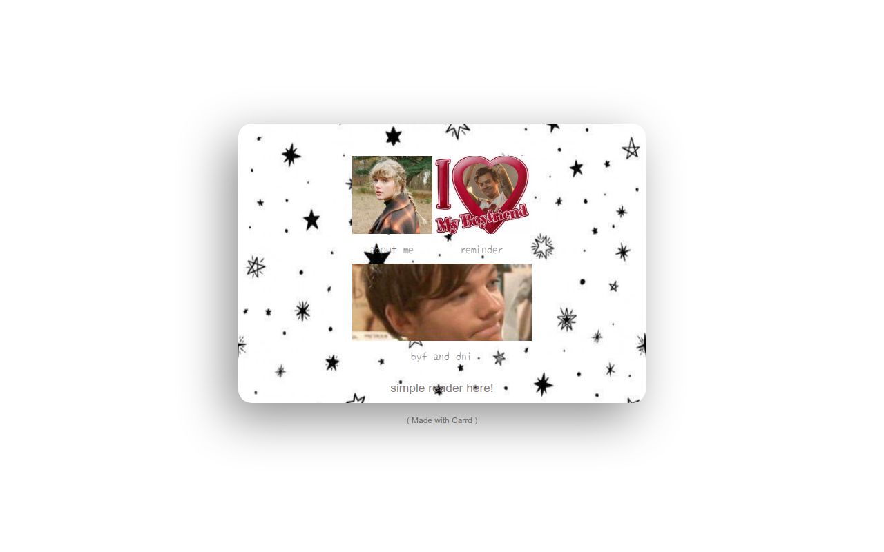 welcome [magnificentlycursedlou.carrd.co]